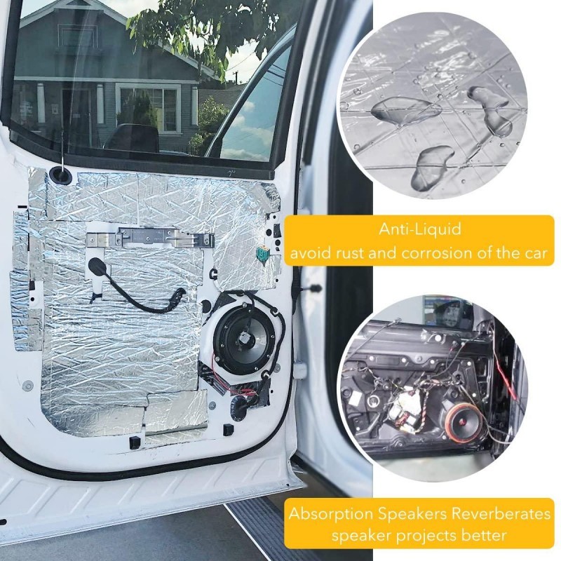 Car Hood Engine Firewall Heat 500*2000*7mm Sound Insulation Noise Proof ...