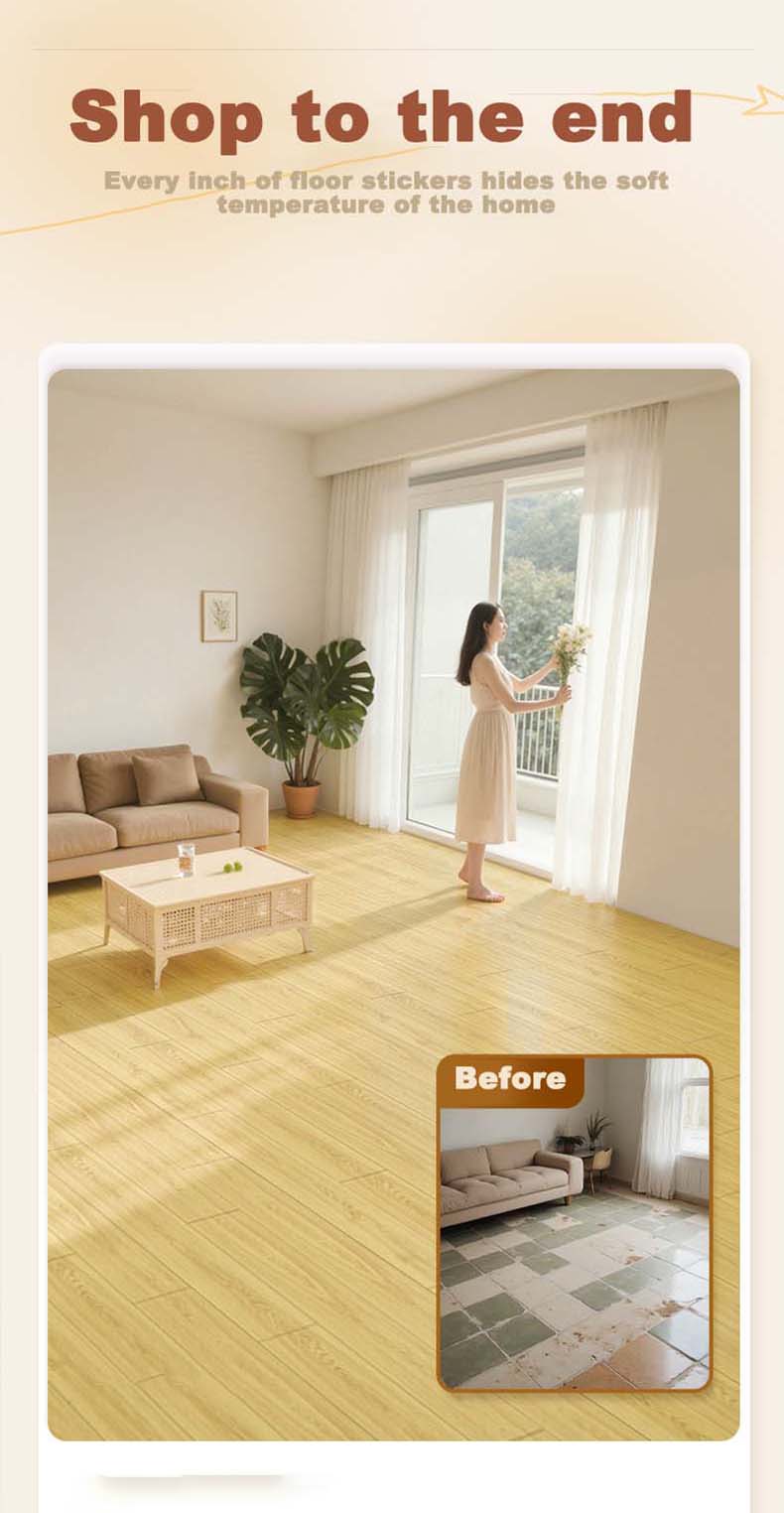 36pcs vinyl flooring Mat Stickers Waterproof Self Adhesive PVC Wooden ...