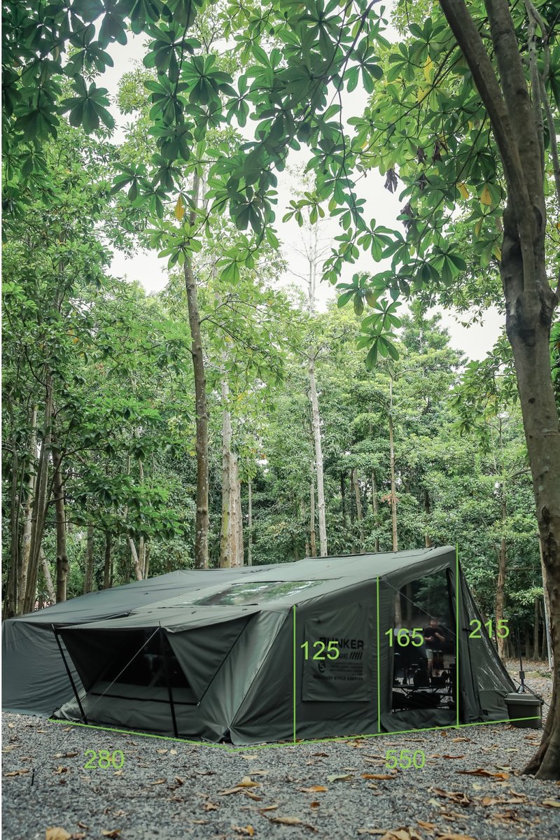 Dawning Fire Bunker 2-4 person Tent - Black | Outdoor Camping ...