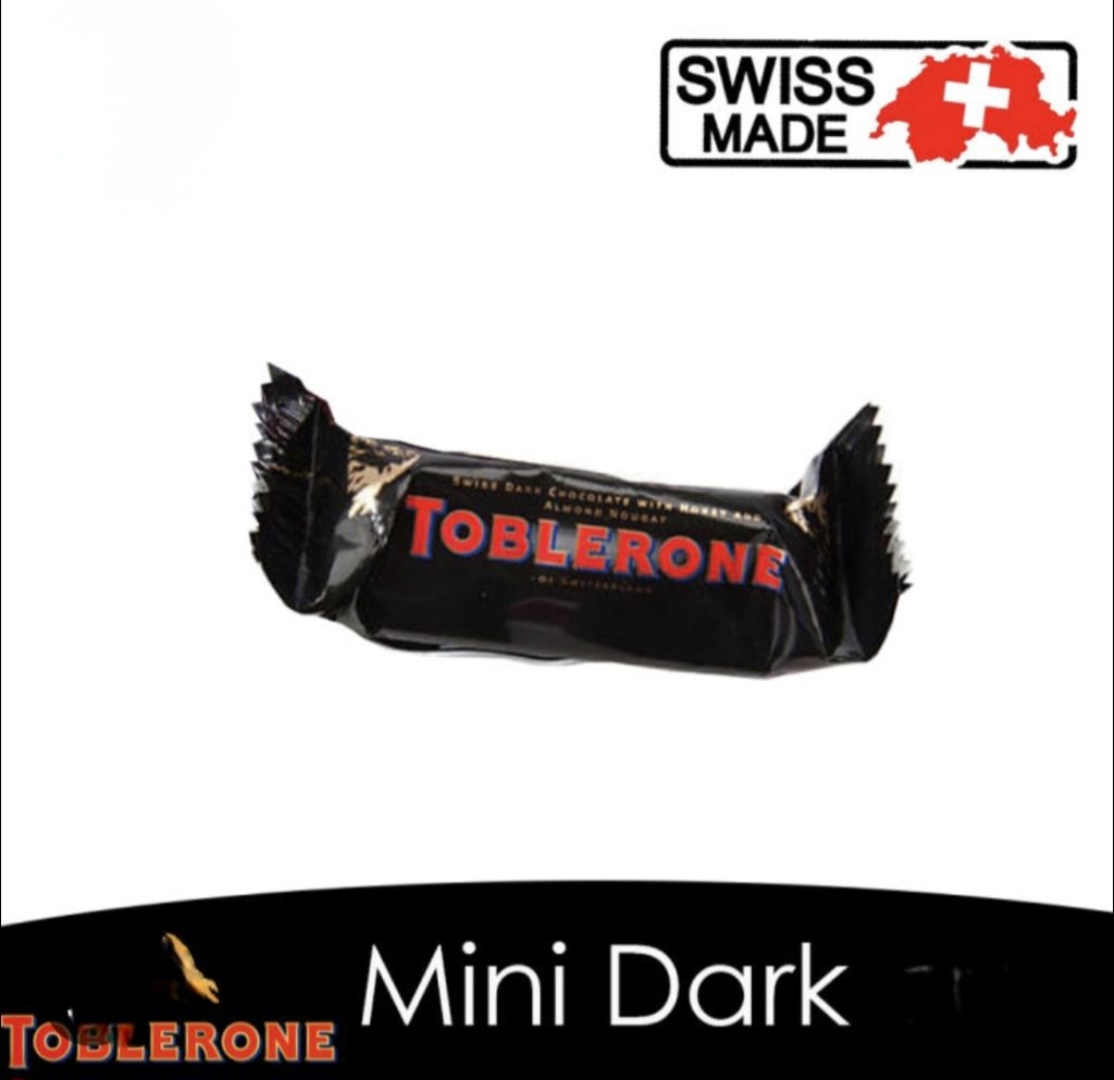 Toblerone Tiny Dark Chocolate With Honey Almond Nougat [200g] Made In ...