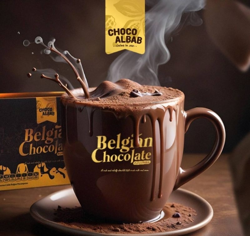 Choco Albab Belgian Chocolate Premix Drink 7 Sachets | 20 Sachets ...