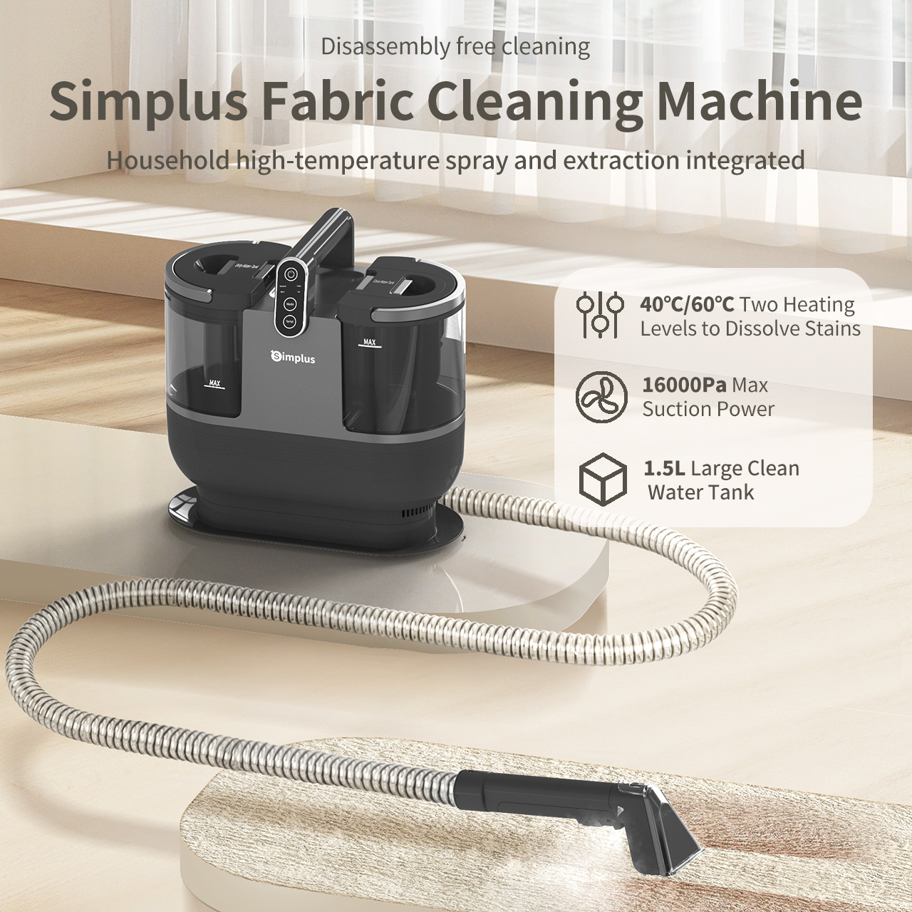 【Accessories】Simplus Spot & Fabric Cleaning Machine Cleaning Fluid for ...