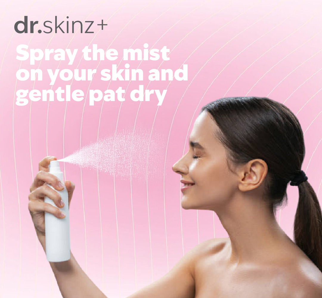 Dr. Skinz+ Skin Soothing Spray - Facial Spray Thermal Spring Water PH ...