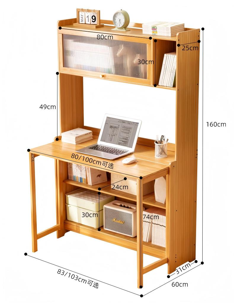 100CM /80CM Computer Desk Study Table Notebook Table Office Table ...