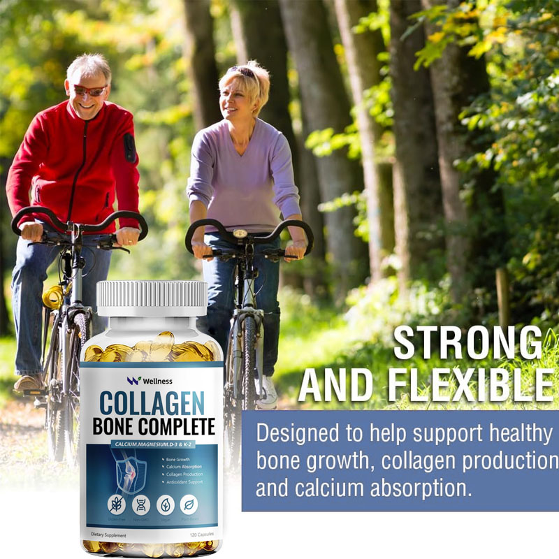 Wellness Collagen Bone Complete Integrity Supplement Calcium Magnesium ...