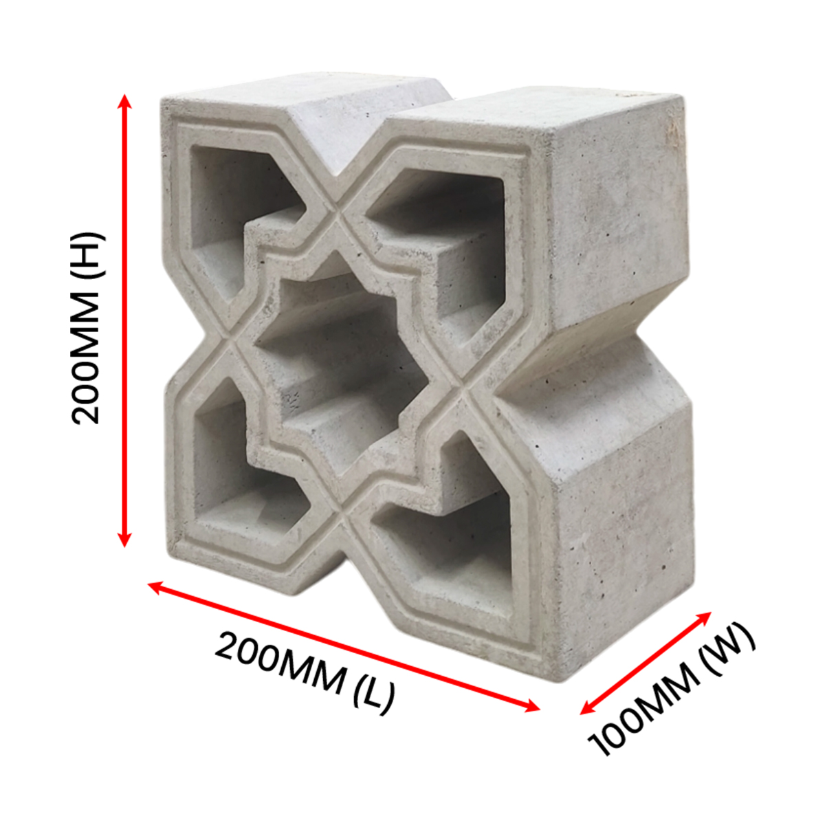 [Kuala Lumpur & Klang Valley Only] Ventilation Block BE 52215 100MM (W ...