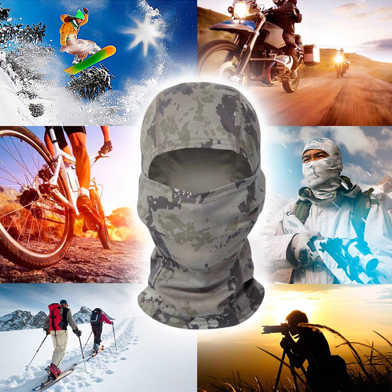 Balaclava Motorcycle Face Mask Topeng Muka Cycling Full Face Mask Rider ...