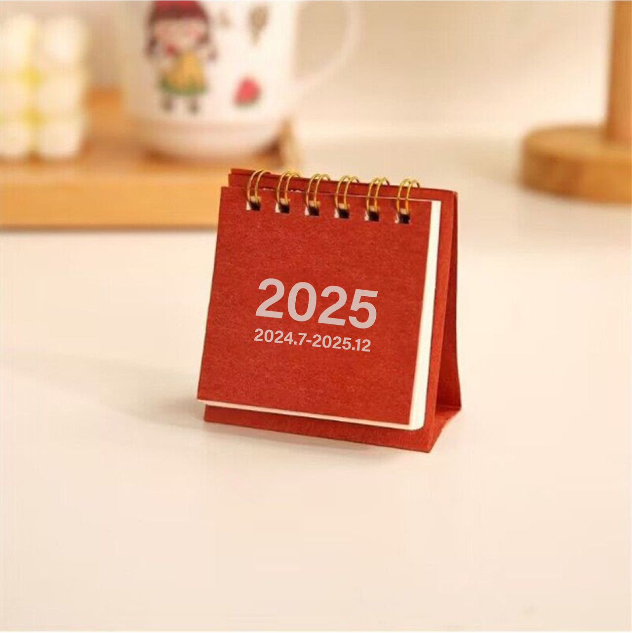 English Version 2025 Calendar Mini Calendar 2025 Desktop Calendar Kalendar Kecil Small Pocket ...