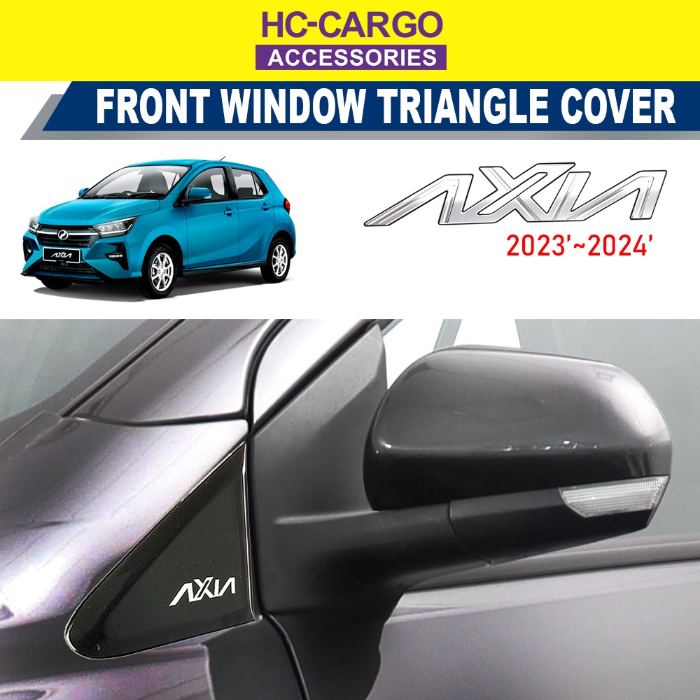 Perodua Axia 2014 - 2024 Front Side Window Mirror Cover Gloss Piano ...
