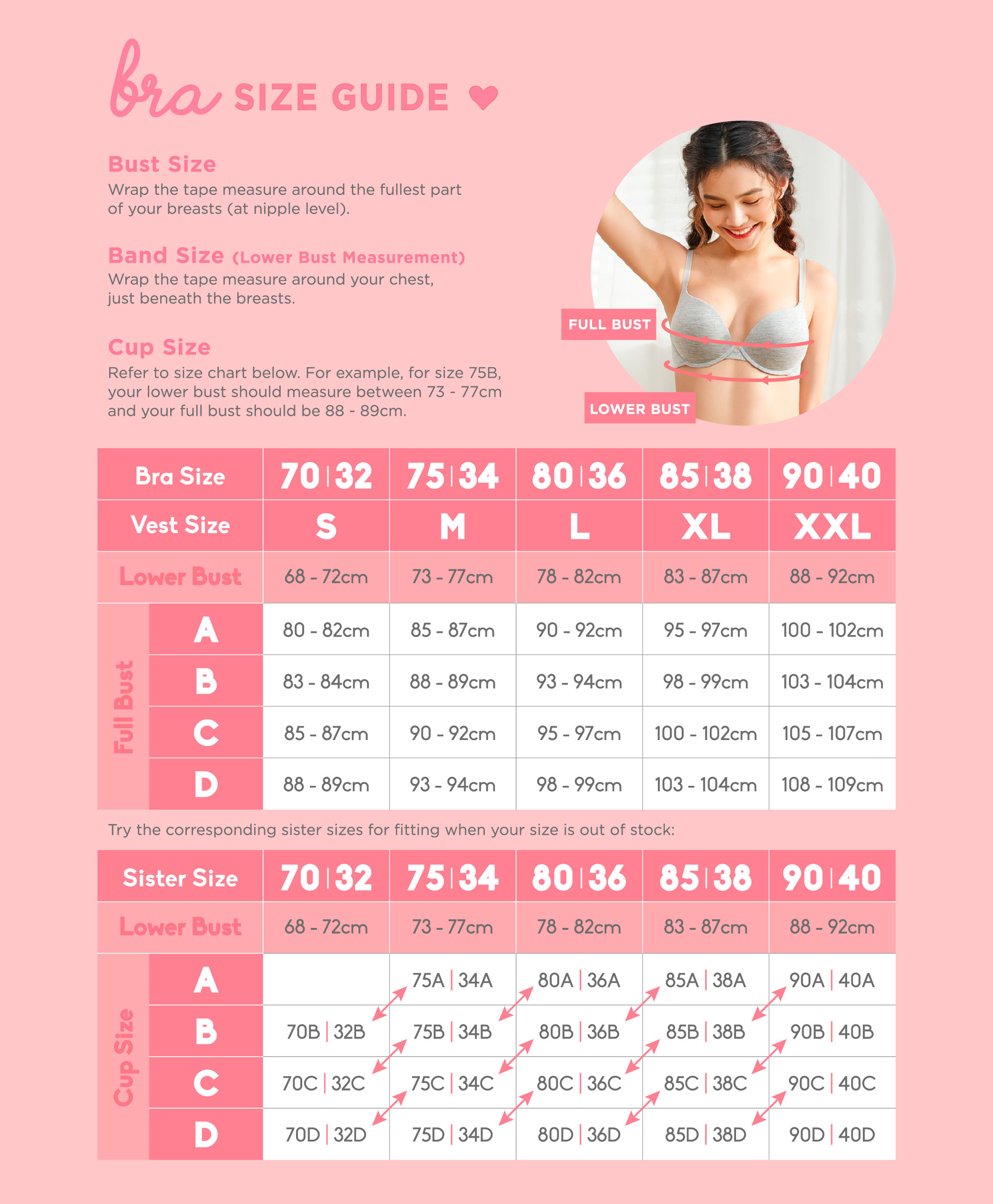 Young Hearts Lacie Gracie Wireless 3/4 Cup Push-Up Bra Y23-20283V | Shopee Malaysia