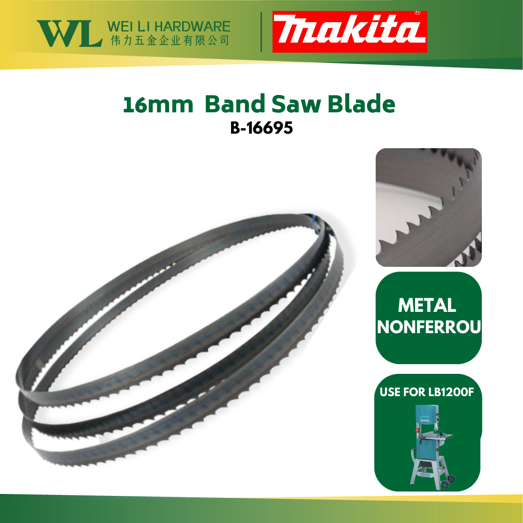 MAKITA Original Band Saw Blade LB1200F For Nonferrous Metal 16mm x 14T ...