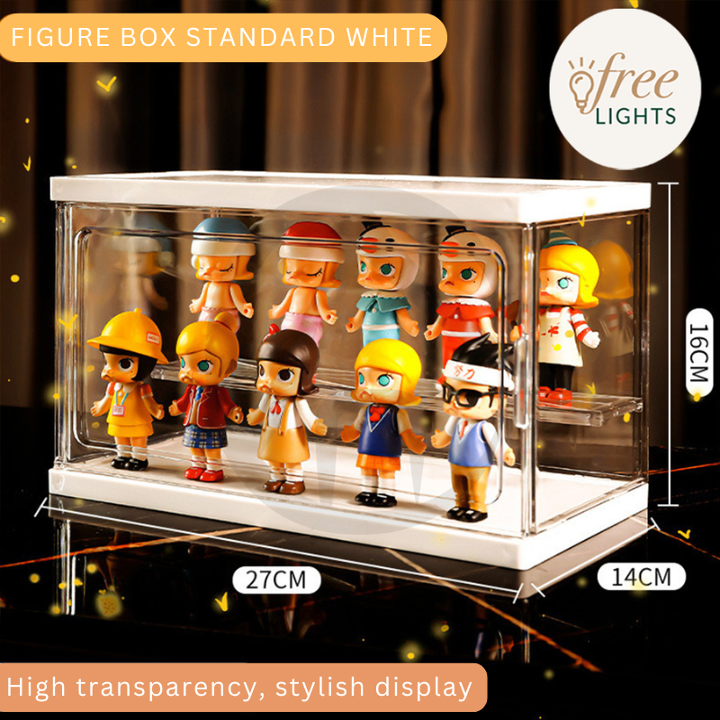 Figure Transparent Storage Box Toy Display Box Pop Mart Organizer With ...