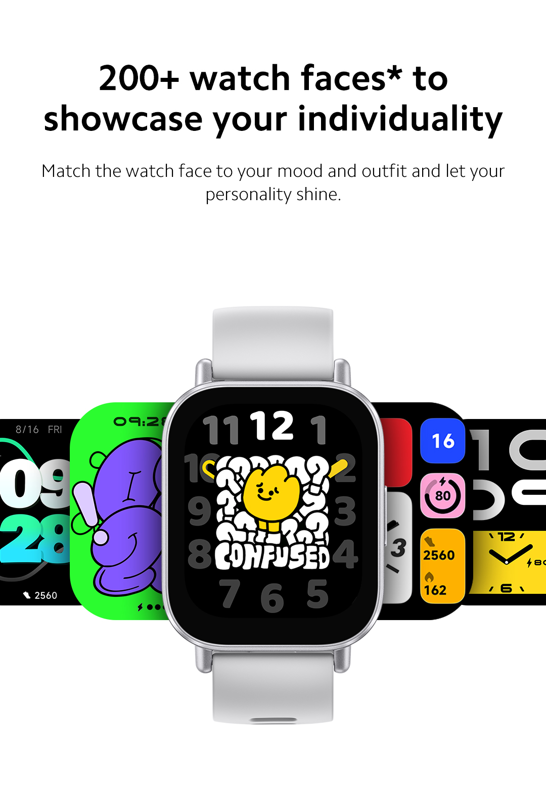 Redmi Watch 5 Active | Ultra-Large LCD Display | Bluetooth Phone Call ...