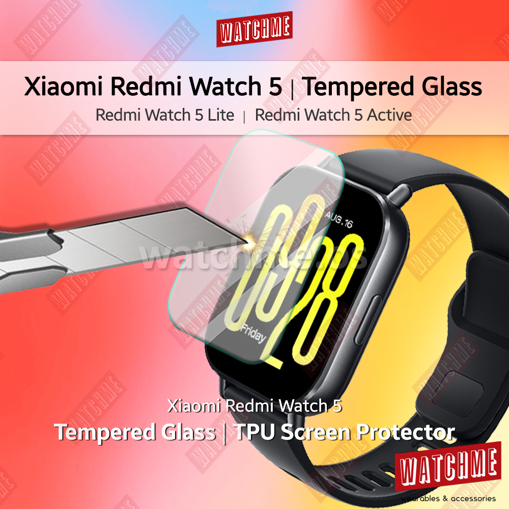 Xiaomi Redmi Watch 5 Lite / 5 Active Tempered Glass Screen Protector ...