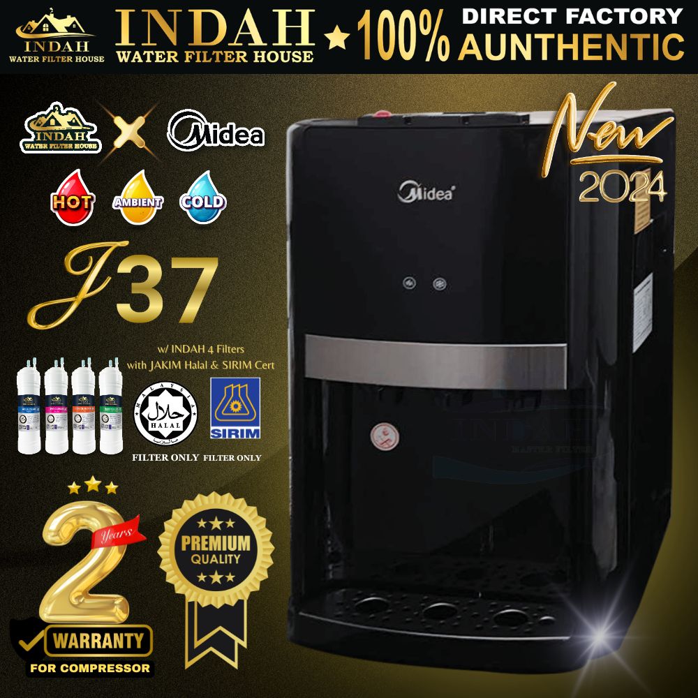 Midea Mild Alkaline Water Dispenser Hot Normal Cold J37 /J38 With 4 ...