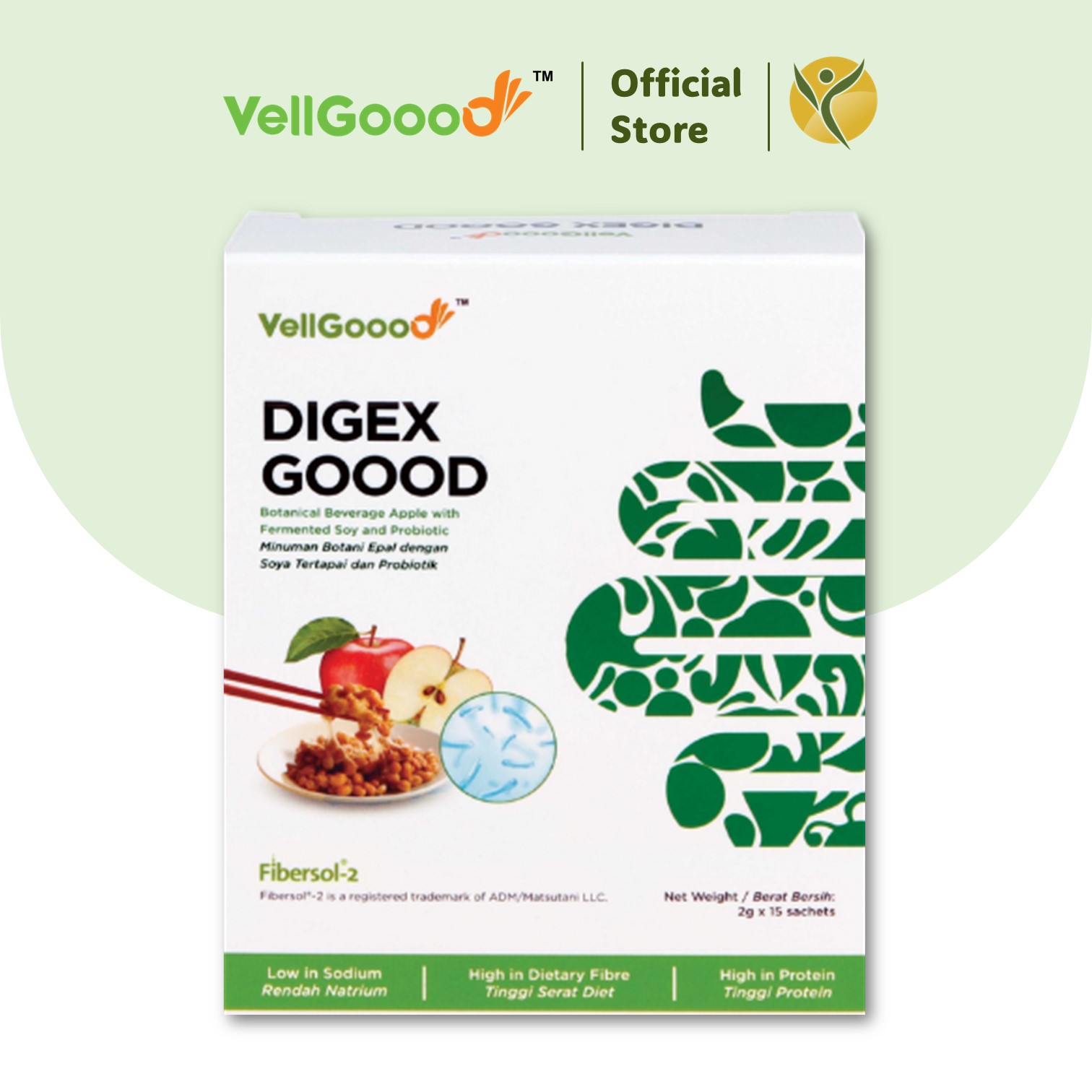 [NOT FOR SALES] VellGoood Digex Goood Probiotic Protein (15's) | Shopee ...