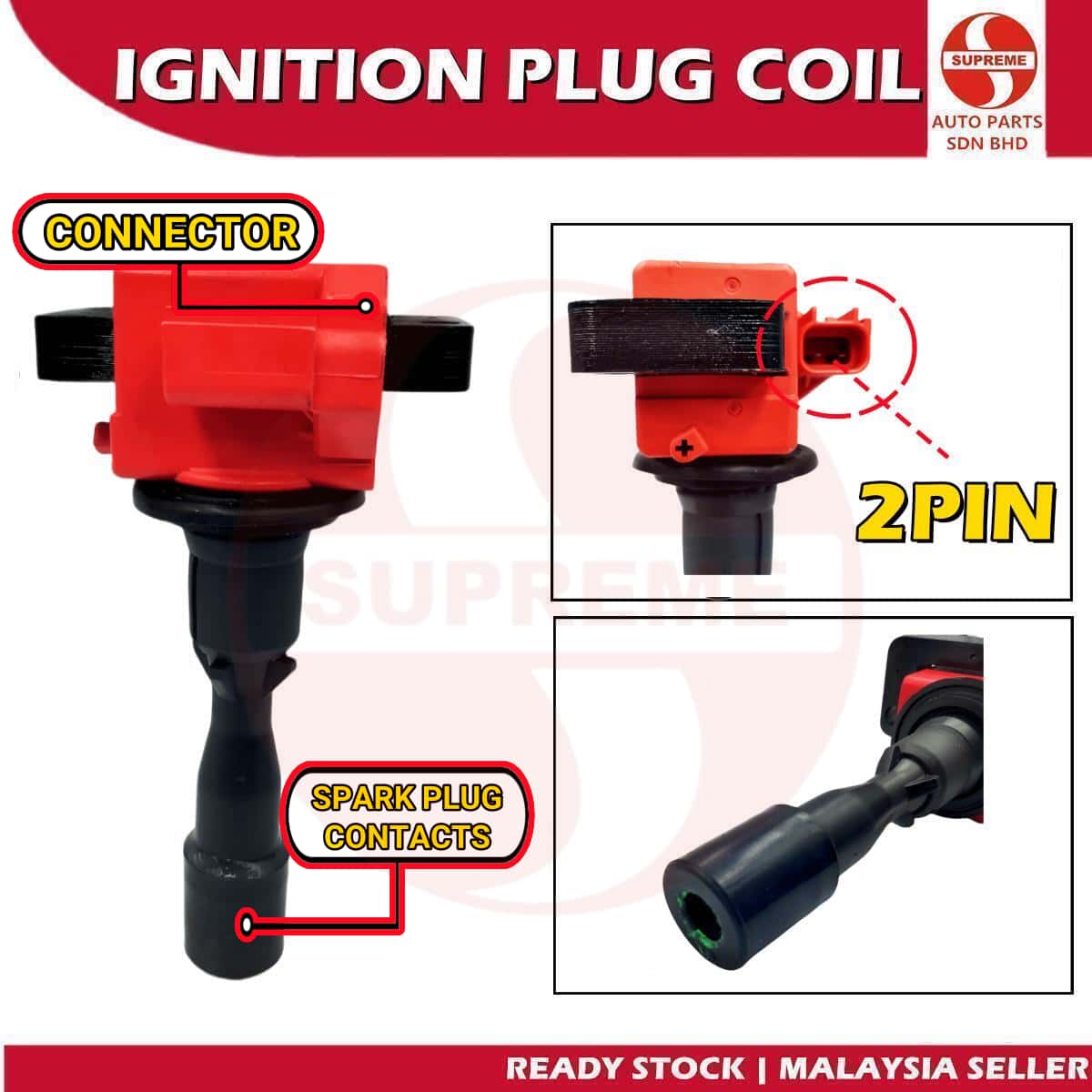 S2U Car Ignition Plug Coil Daihatsu Mira L6 L7 Turbo Spark Coil Plug ...