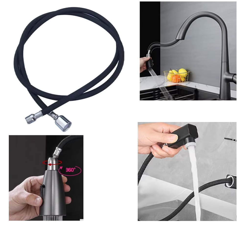 【LOCAL SELLER Ready Stock】Pull-Out Kitchen Basin Hot And Cold Faucet ...