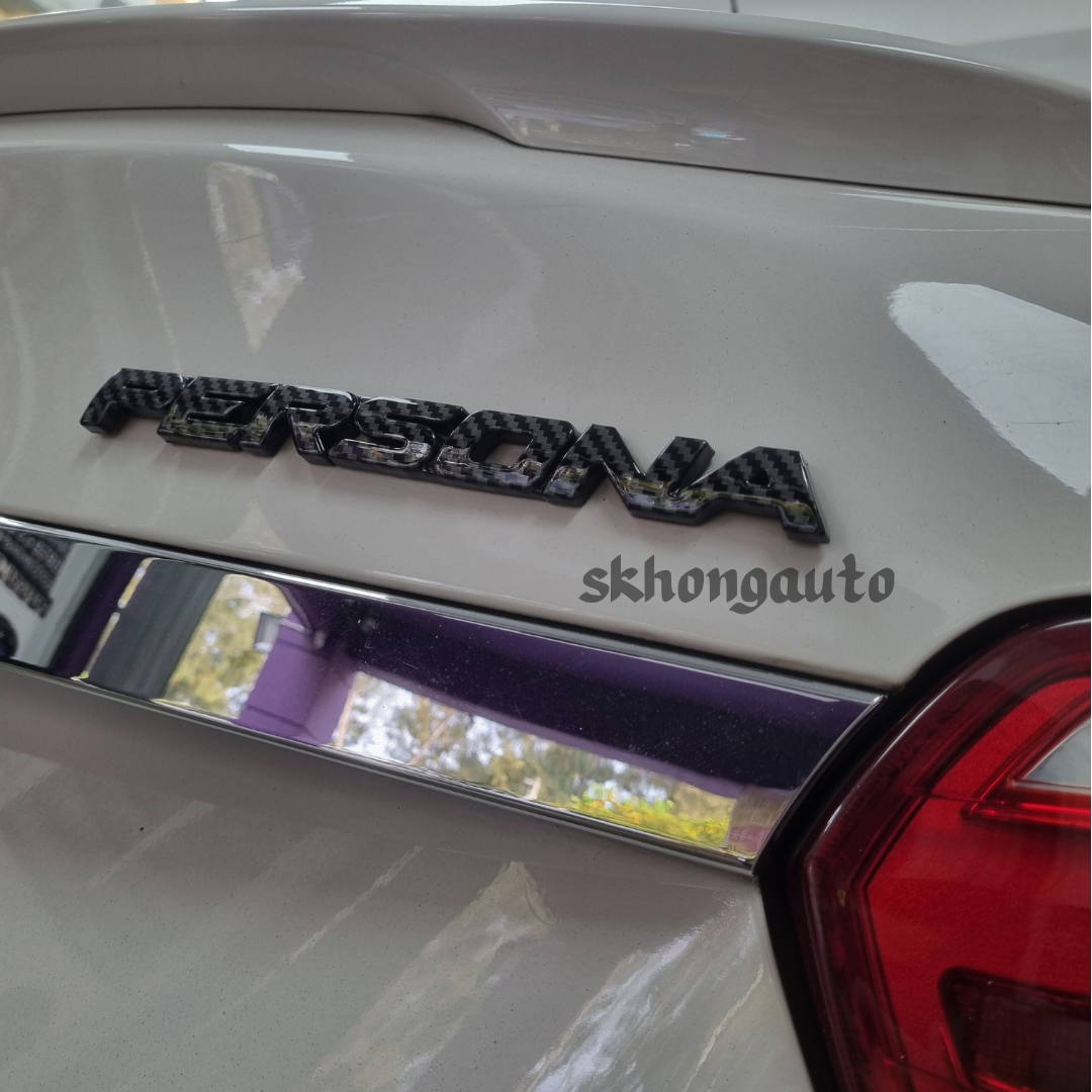 proton persona vvt 2016-2019 mc1car logo emblem cover forged carbon ...