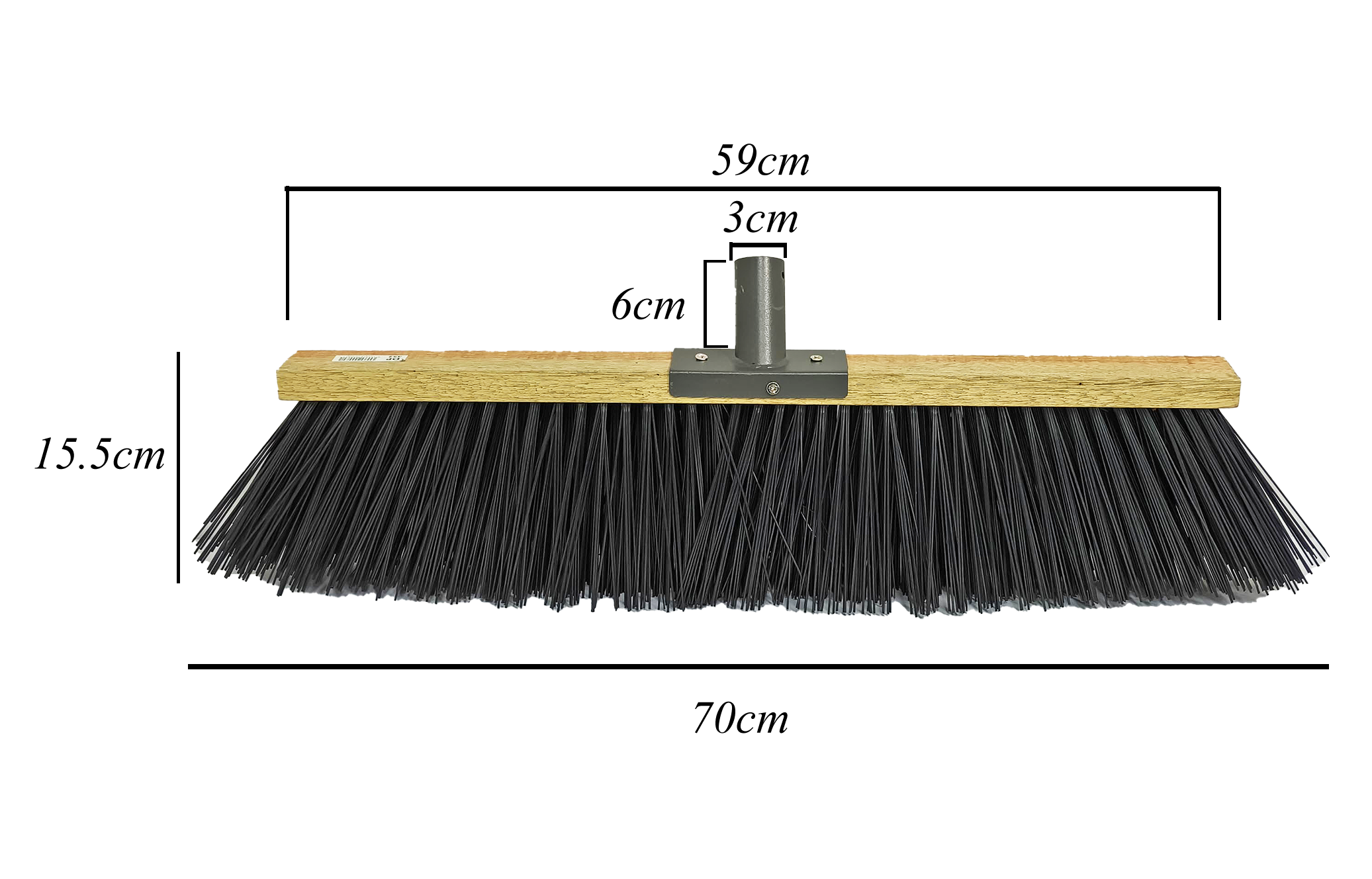 PCN Industrial Heavy Duty Hard Broom/ Big Area Space Push Broom Hard ...
