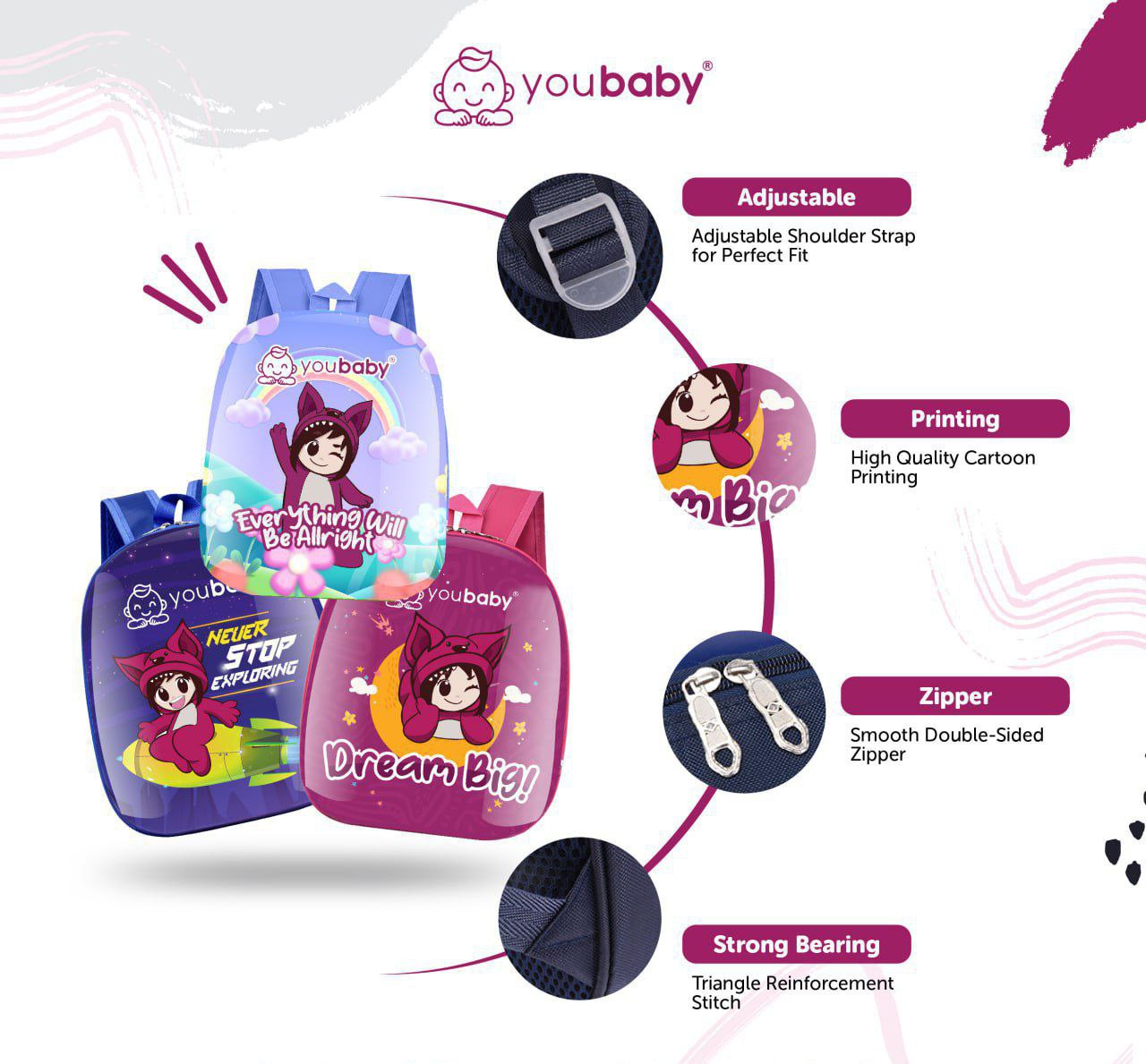 𝗬𝗼𝘂𝗯𝗮𝗯𝘆 𝗦𝗰𝗵𝗼𝗼𝗹𝗯𝗮𝗴 𝗘𝗴𝗴𝘀𝗵𝗲𝗹𝗹 𝗵𝗮𝗿𝗱 𝗖𝗮𝘀𝗲 𝗔𝗕𝗦 𝗦𝗵𝗲𝗹𝗹 𝗕𝗮𝗴 𝗖𝗵𝗶𝗹𝗱𝗿𝗲𝗻 𝗕𝗮𝗰𝗸𝗽𝗮𝗰𝗸 ...