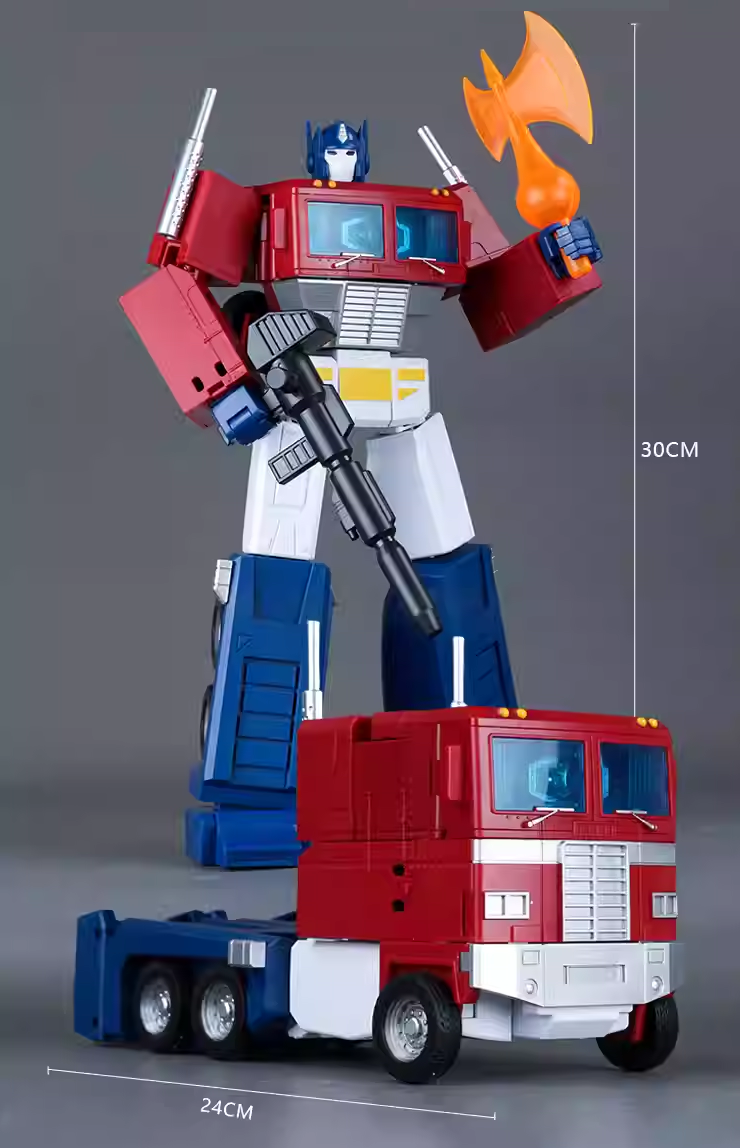 Transformer Robot Optimus Prime Iron Commander G1 Oversize Height 30cm ...