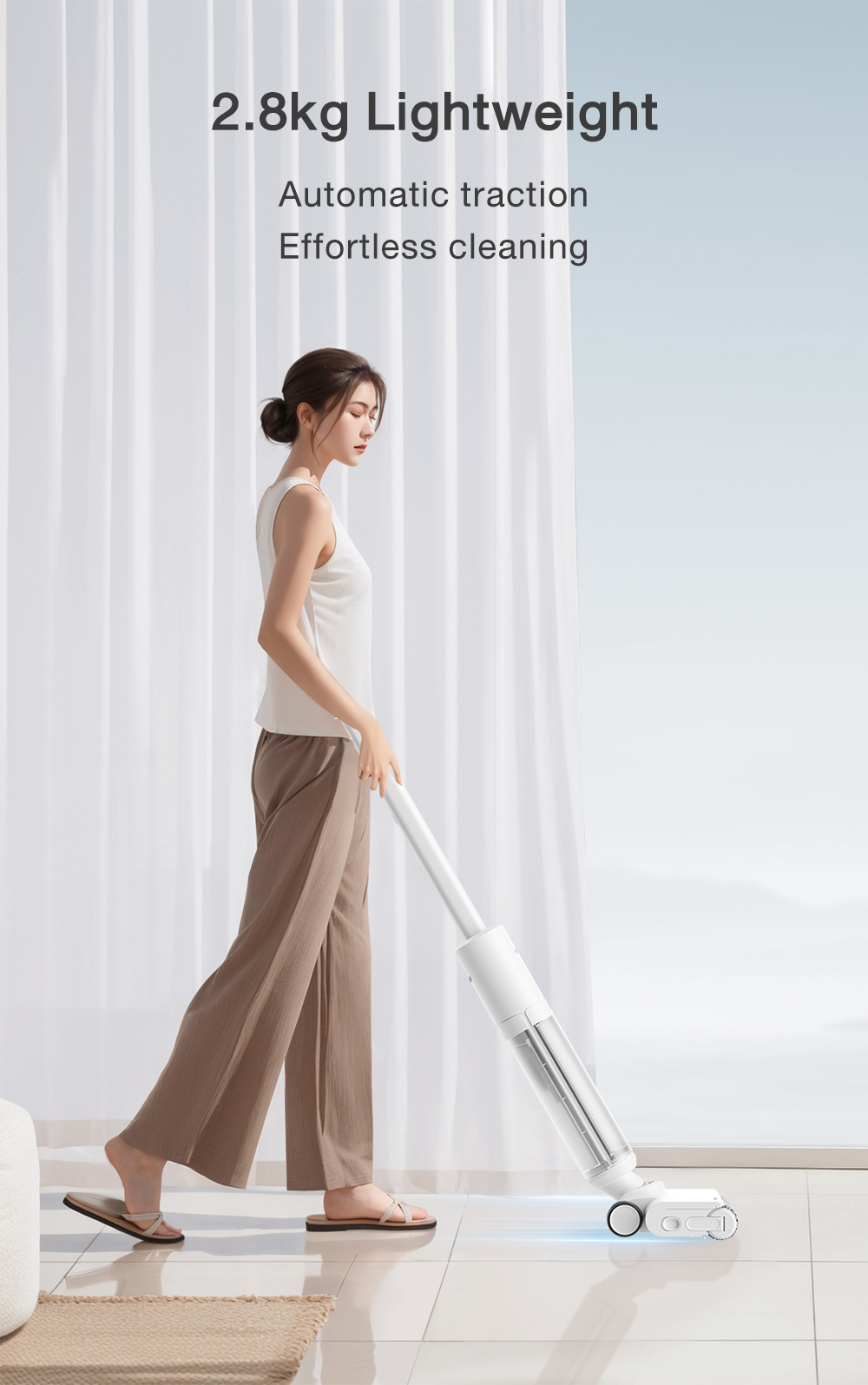 Simplus Wet&Dry Cordless Floor Washer|2.8kg Lightweight|Tangle-Free ...