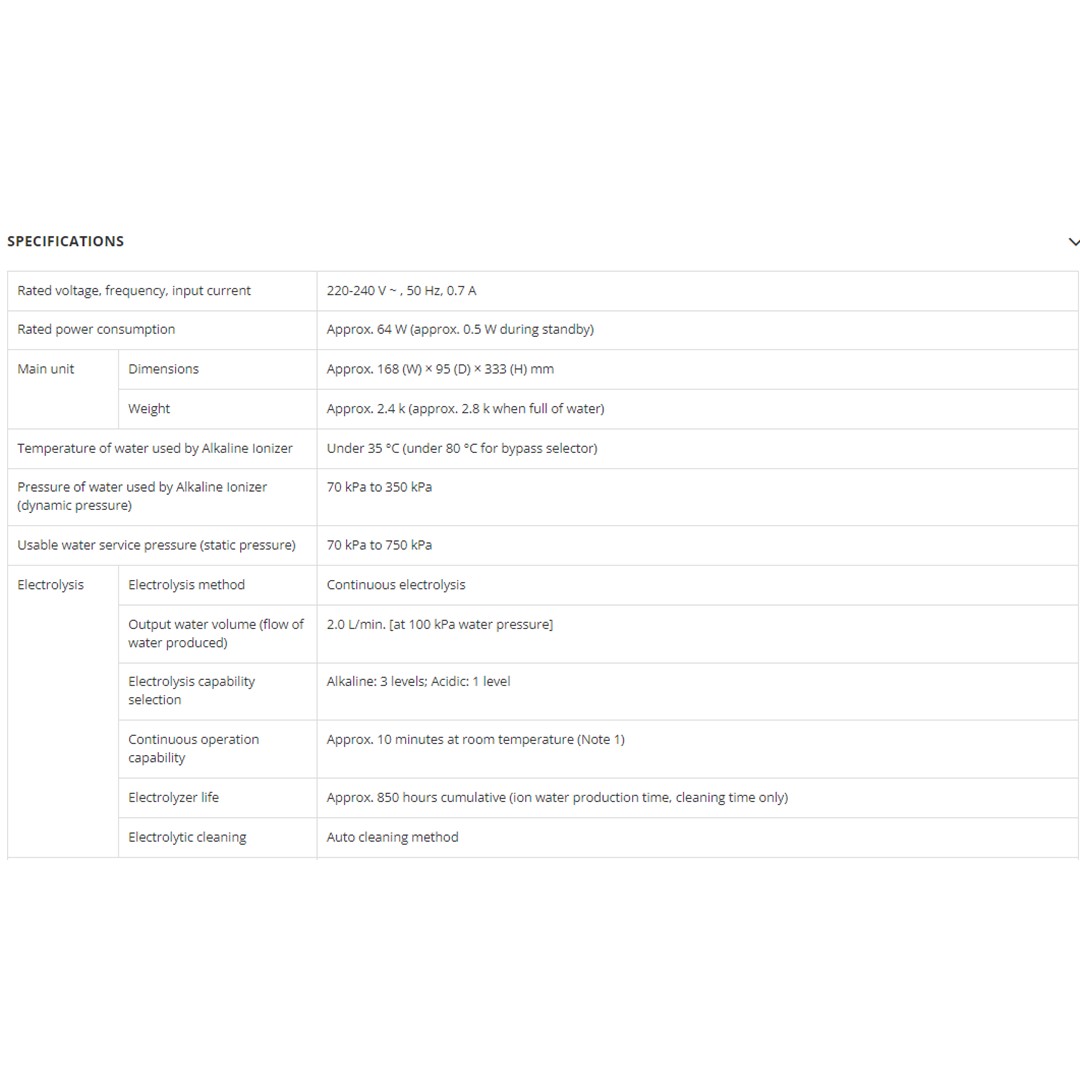 PANASONIC Micro Filtration Alkaline Ionizer TKAS500ZMA | Shopee Malaysia