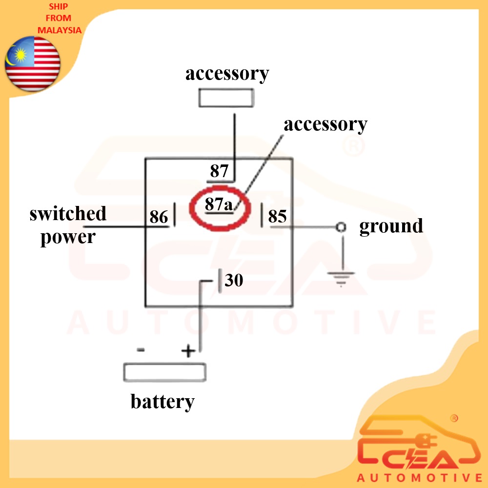 24V 40A 5PIN RELAY 87A / 87 AUTOMOTIVE TRUCK LORRY UNIVERSAL LAMP ...