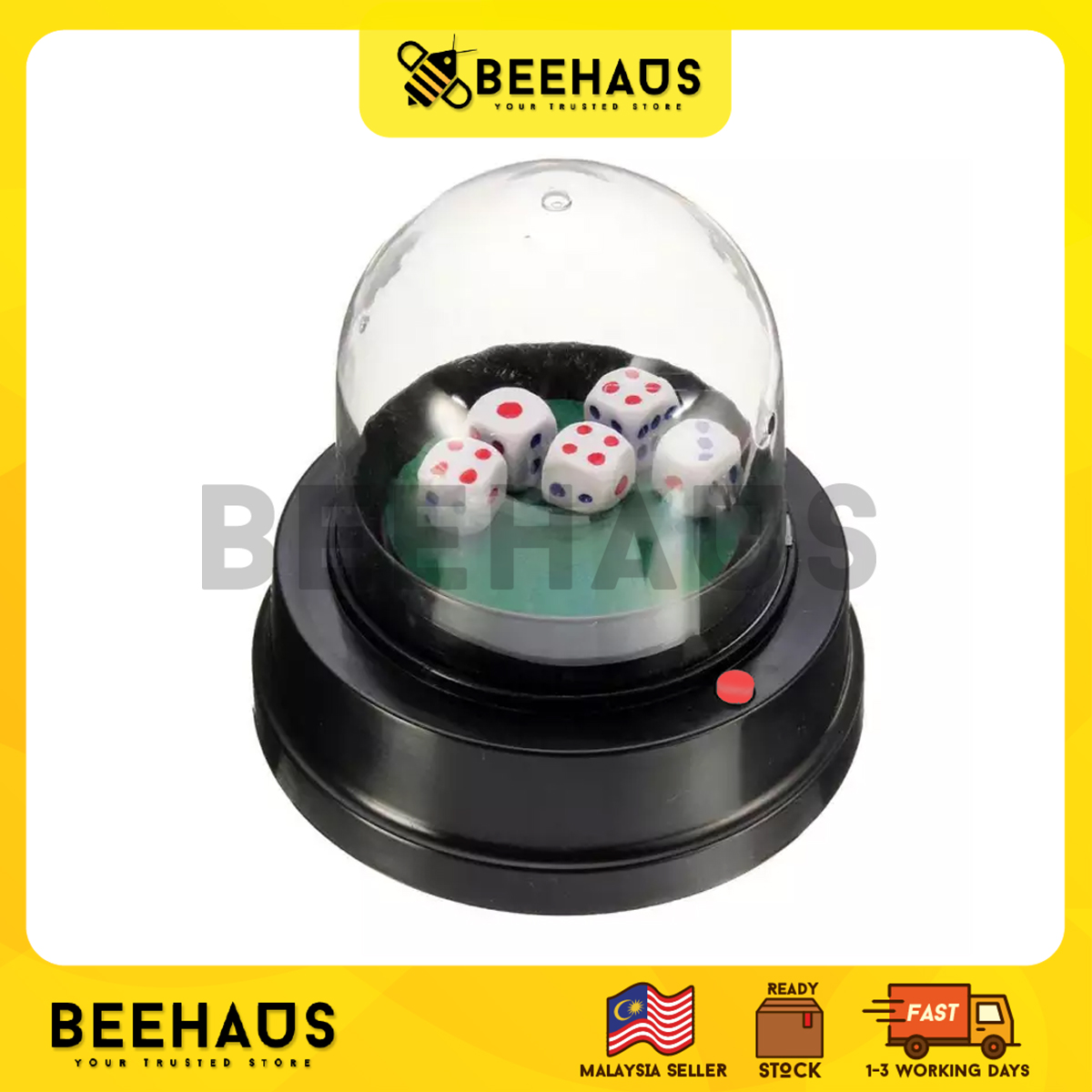 Beehaus Electronic Dice Machine | Automatic Dice Roller Cup Sic Bo Dice ...