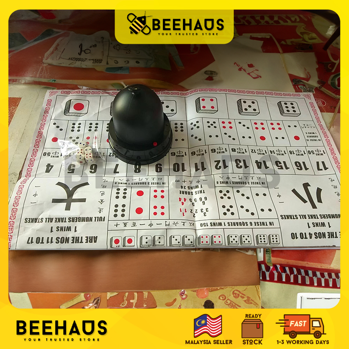 Beehaus Electronic Dice Machine | Automatic Dice Roller Cup Sic Bo Dice ...