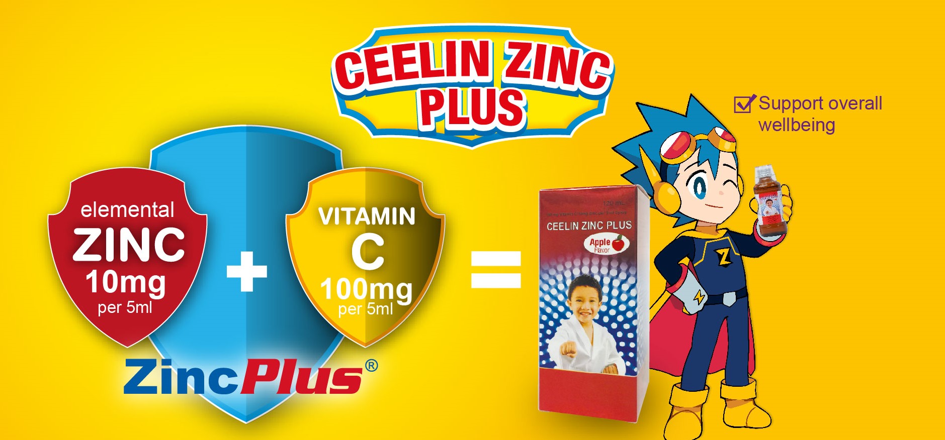 Exp 3/2027 - Ceelin VItamin C Zinc Plus kids supplement - 120ml ...