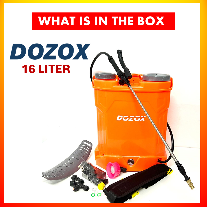 DOZOX 16L 20L Battery Pump Electric Knapsack Sprayer Pump Pam Racun ...