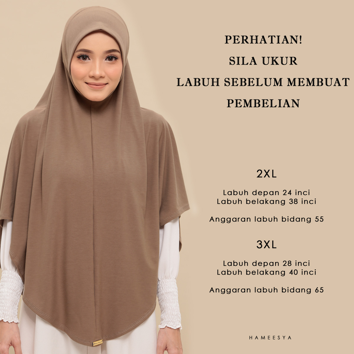 Tudung Labuh Cotton NAILA Tudung Berdagu Tudung Ironless Tudung Sarung ...