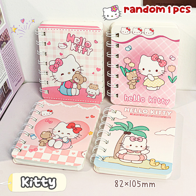 Whitespace Cute Sanrio Mini Ring Notebook Kids Small Book Buku Nota ...