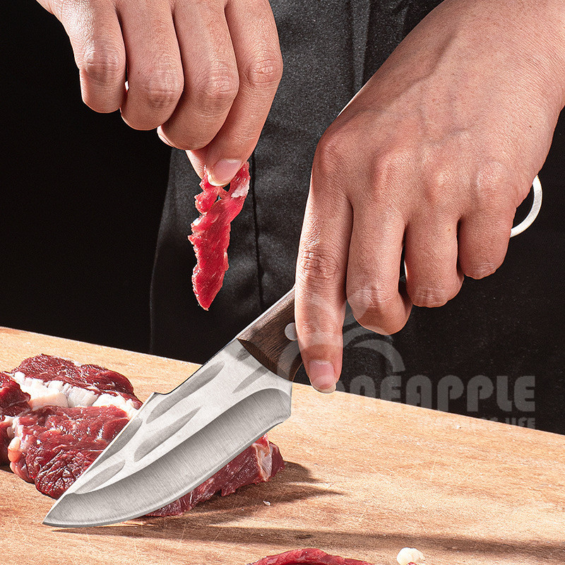 3-Layer Anti-rust MongoKnife Japanese Butcher Mongolian Kitchen Knife ...
