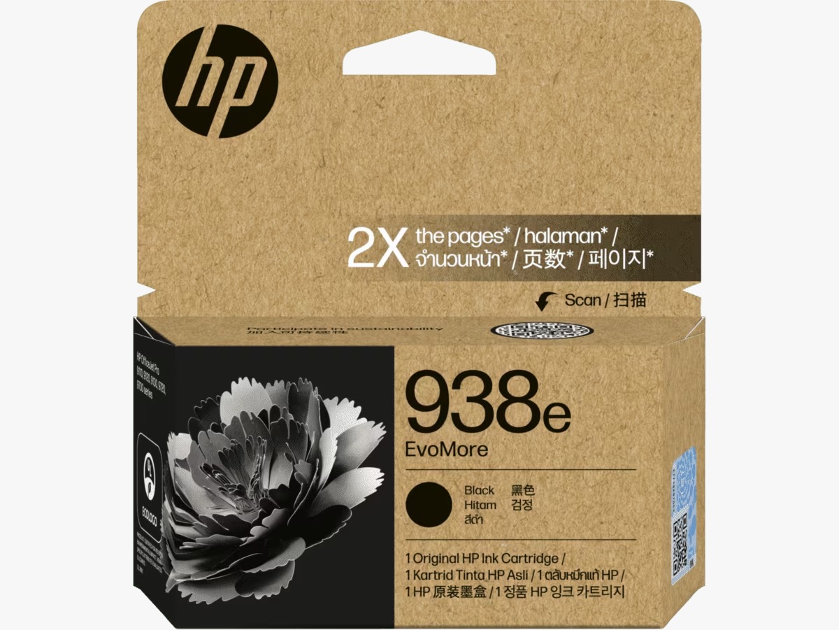 HP 938e EvoMore Black / cyan / magenta / yellow Original Ink Cartridge ...