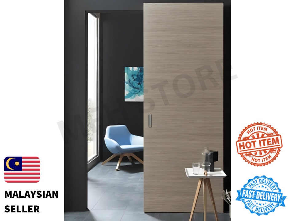 🔥READY STOCK🔥 80kg 1.2m 1.5m Hidden Sliding Door System Soft Close ...