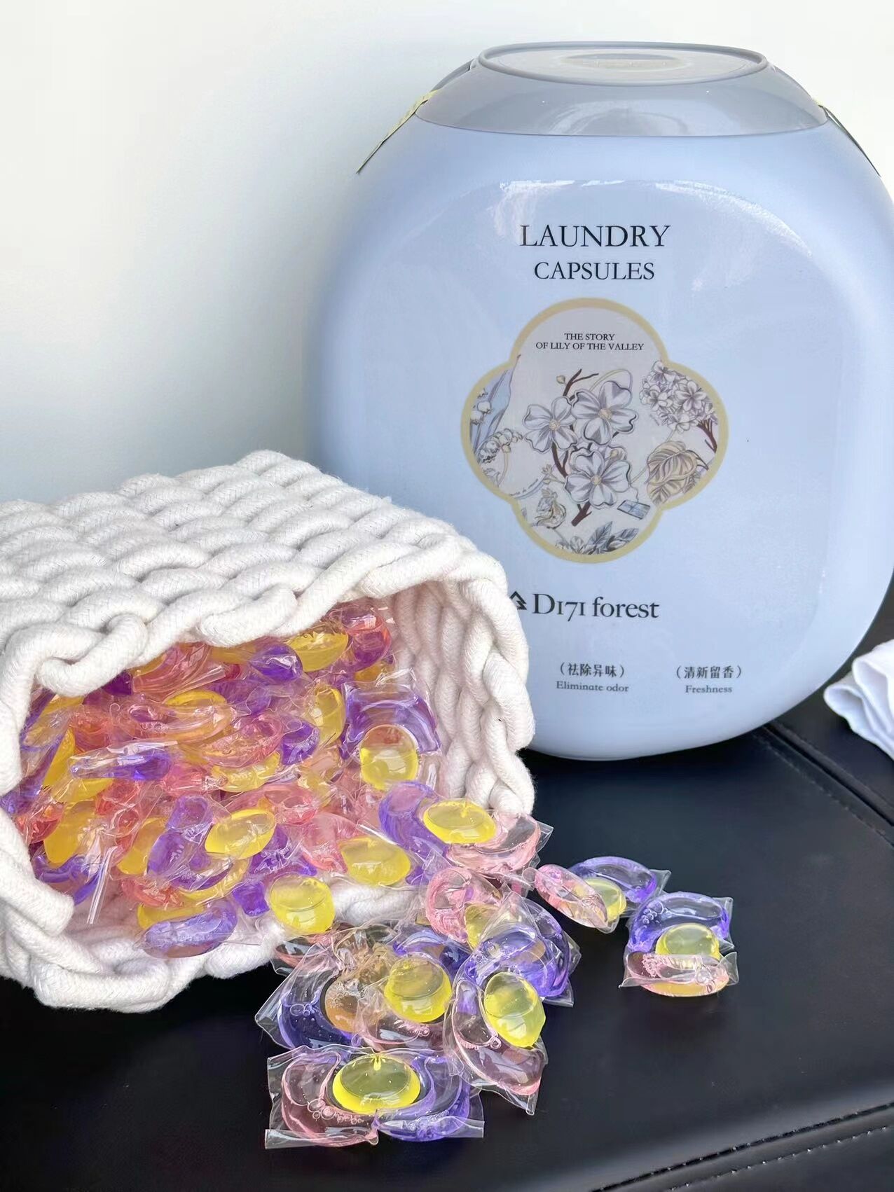 (168pcs) 3in1 DI7I forest Luxury Scented Premium Laundry Capsule Large ...