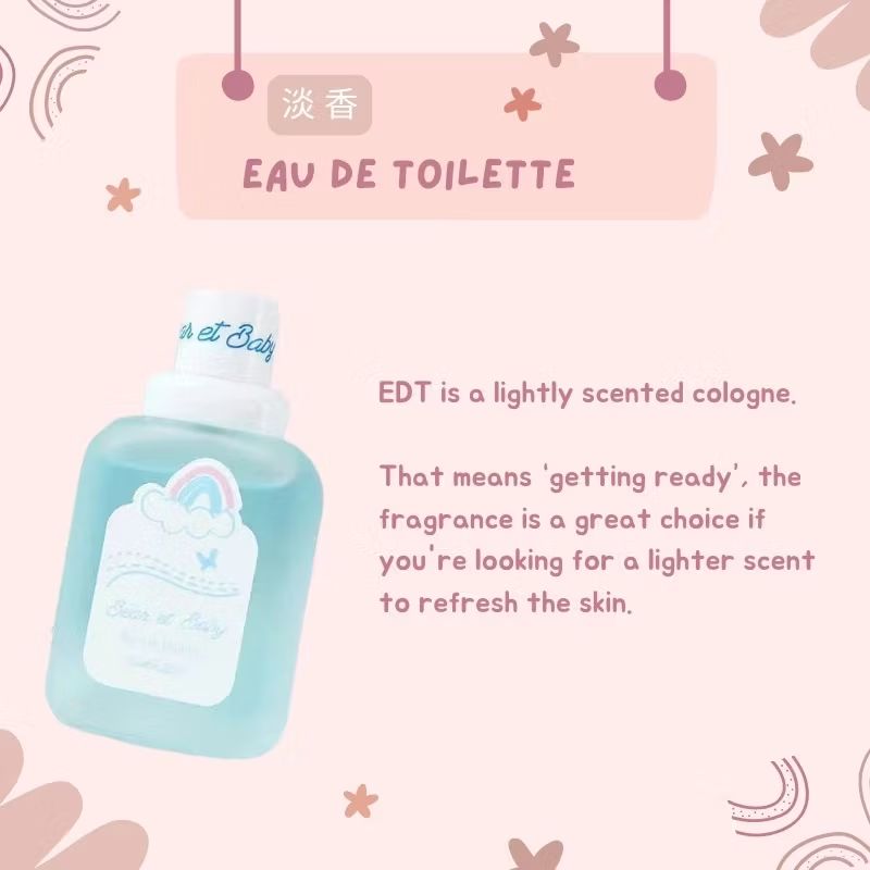 50ML Little Bear Baby Lovely Eau De Toilette Perfume For Him For Her ...