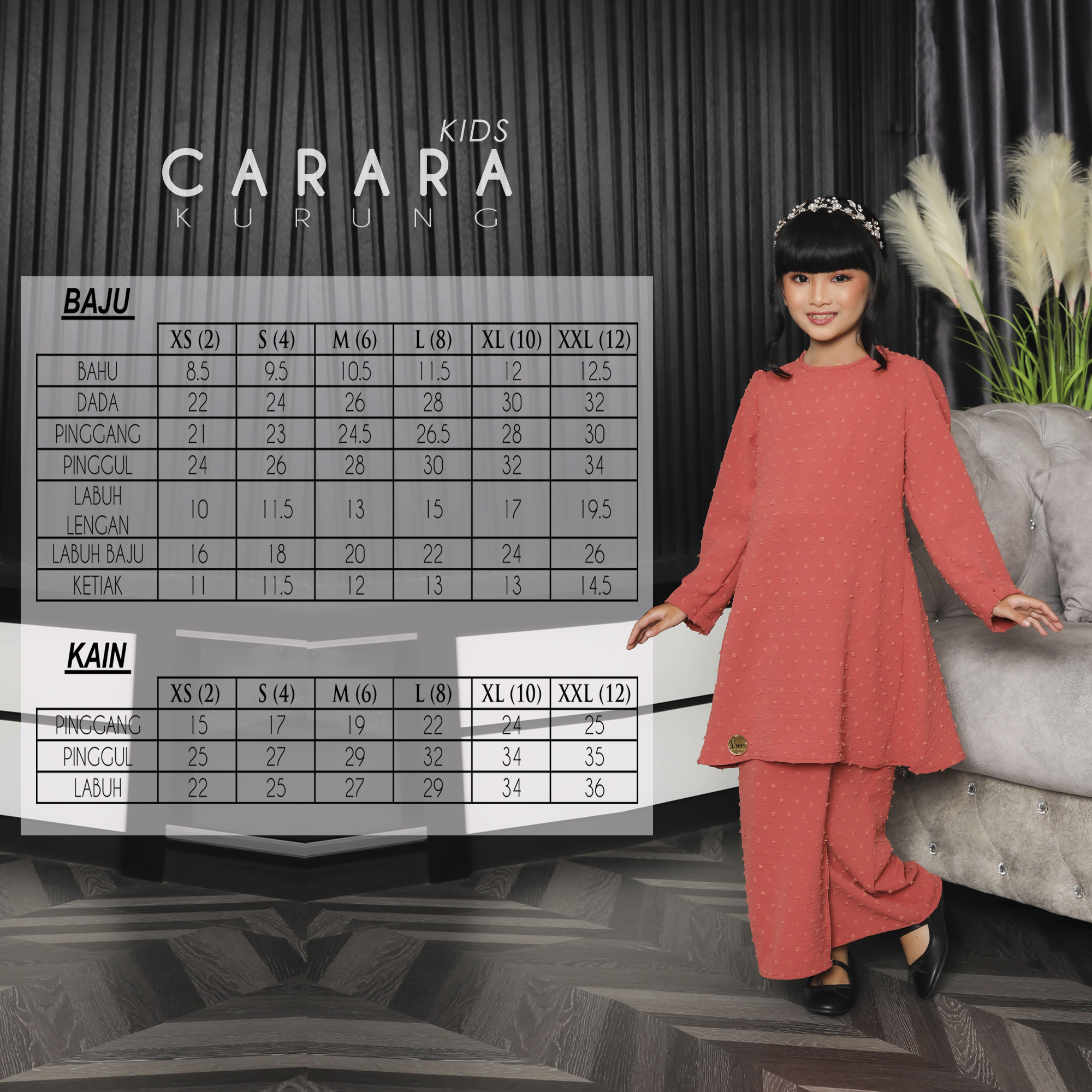 ByMadeeha Carara Kurung Kids | Shopee Malaysia