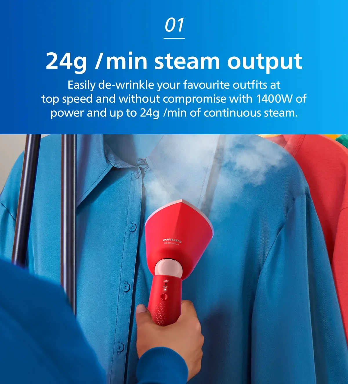 NEW PHILIPS Handheld Steamer 5000 Series STH5020/40 | STH5020 | Shopee ...