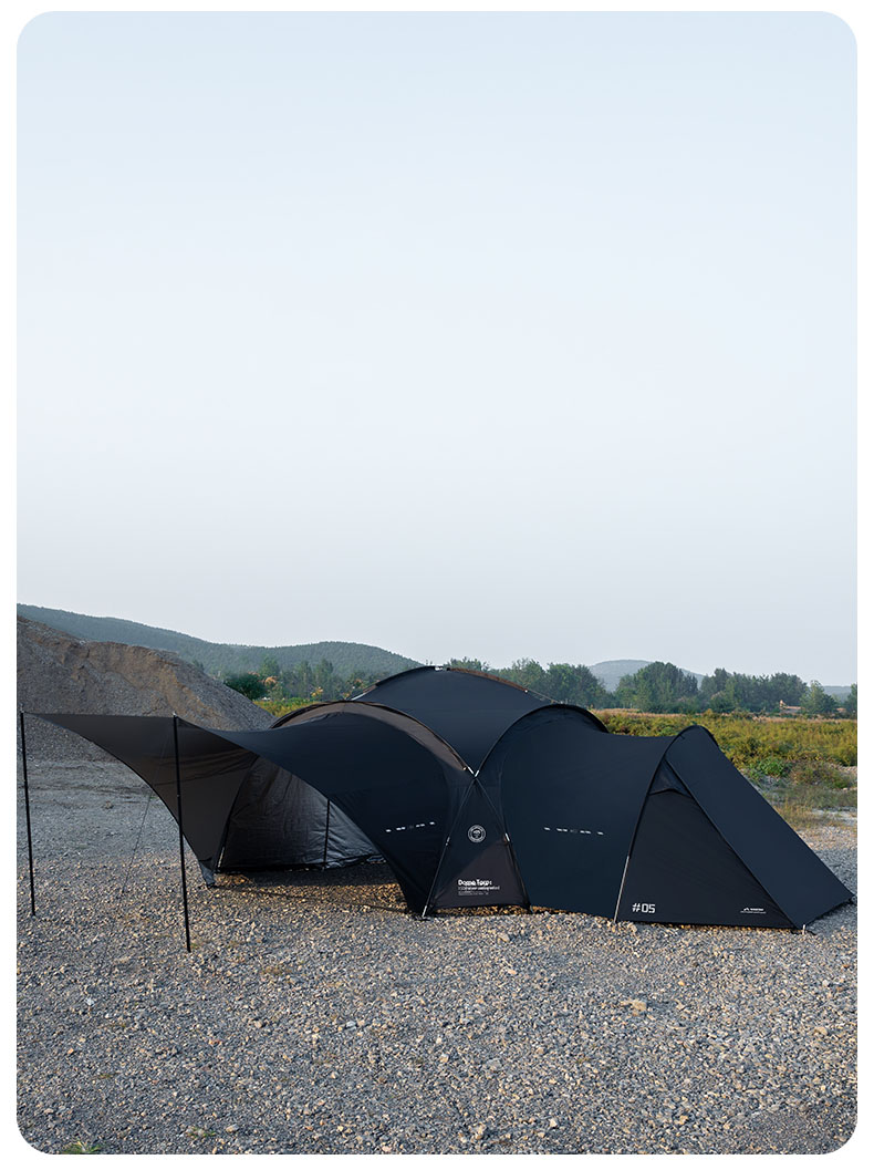 Shinetrip Dome Shelter V2 Tarp PU3000 Silver Coated Black Khaki Green ...