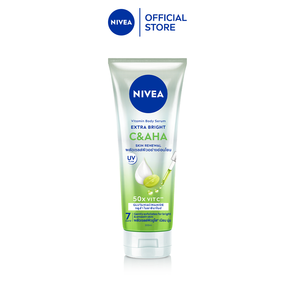 NIVEA Extra Bright C&AHA Vitamin Body Serum 300ml / 170ml / 70ml | Body Lotion | Body Care ...
