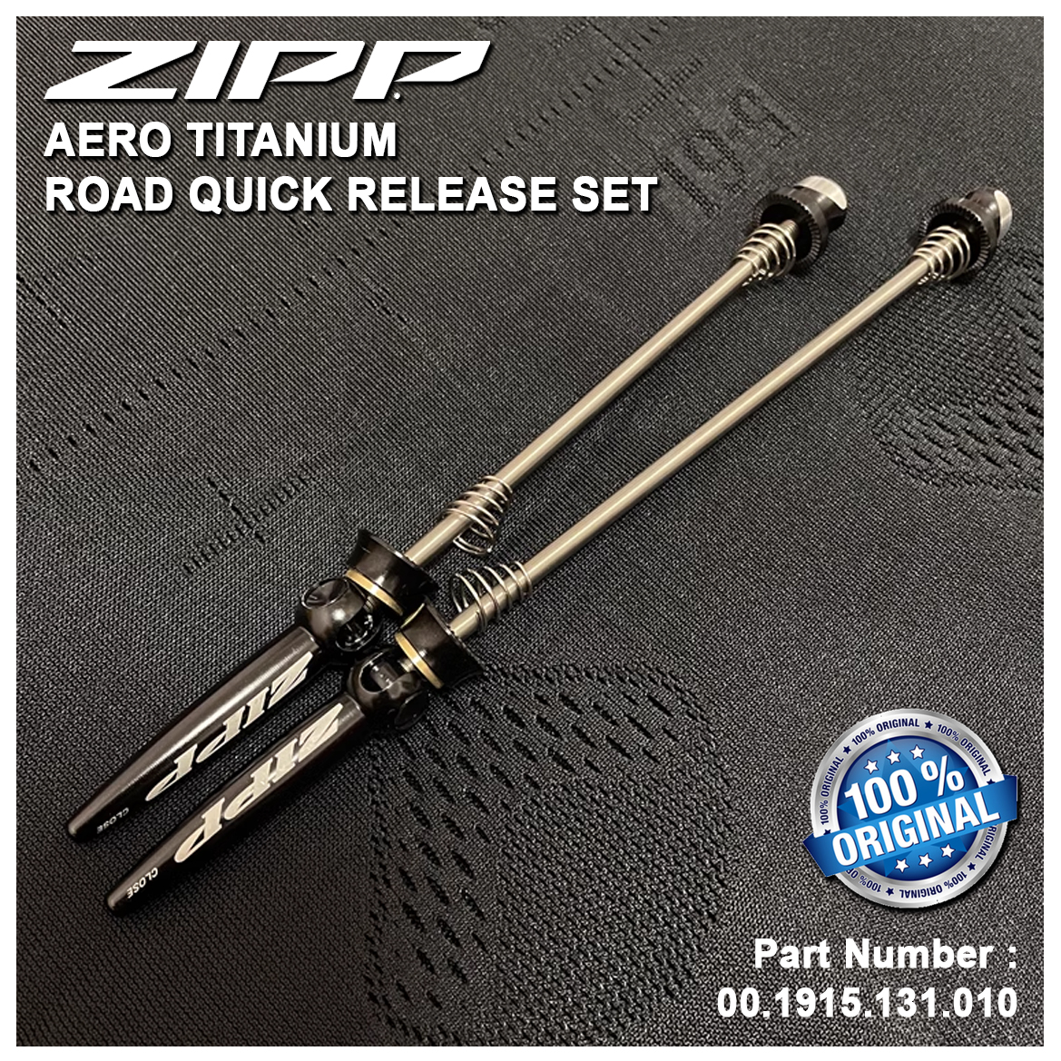 ZIPP Aero Titanium Quick Release Road Bike Rim Brake QR Skewer 2014 New ...