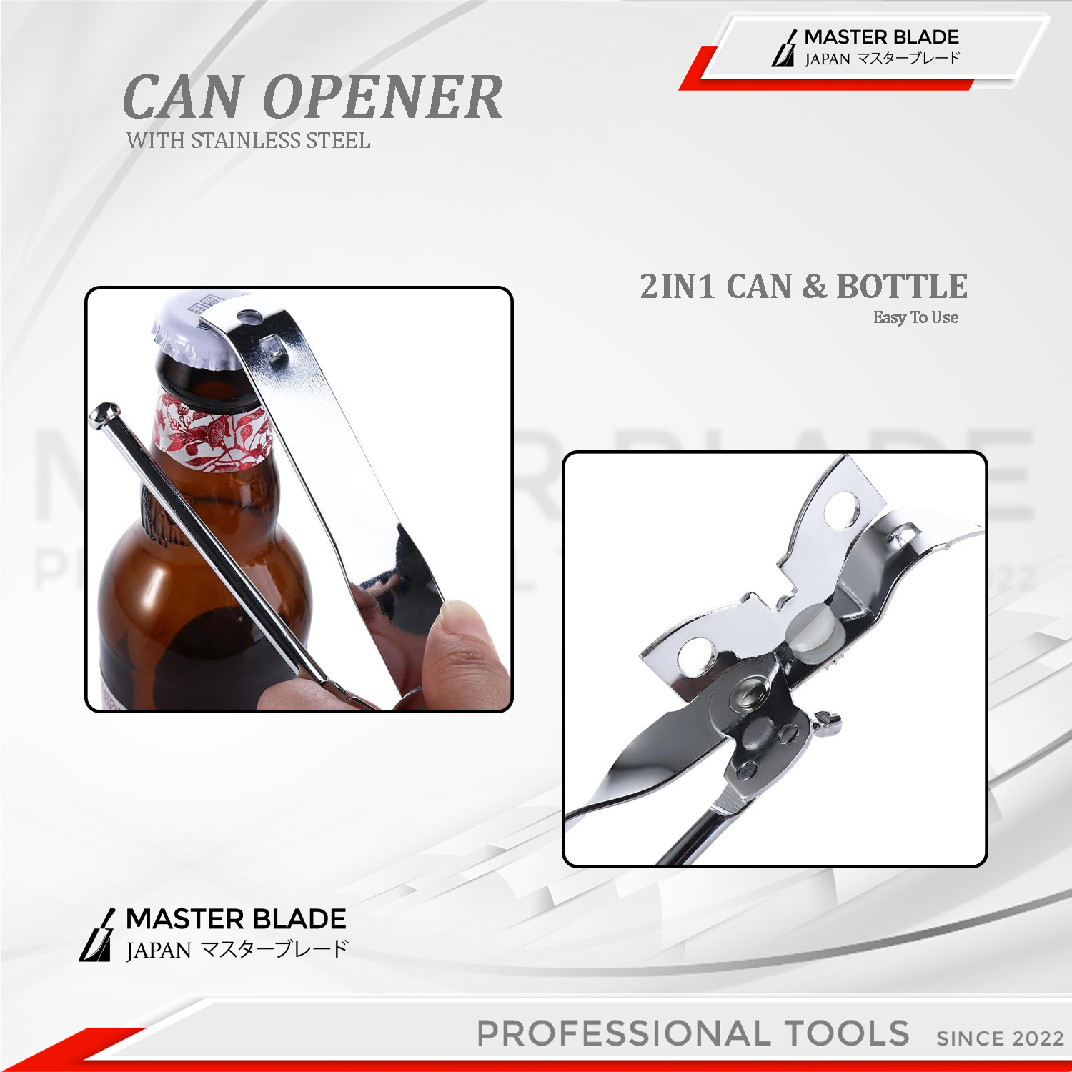 MASTER BLADE Openers Can Opener Home Professional Can Piercer Kitchen ...