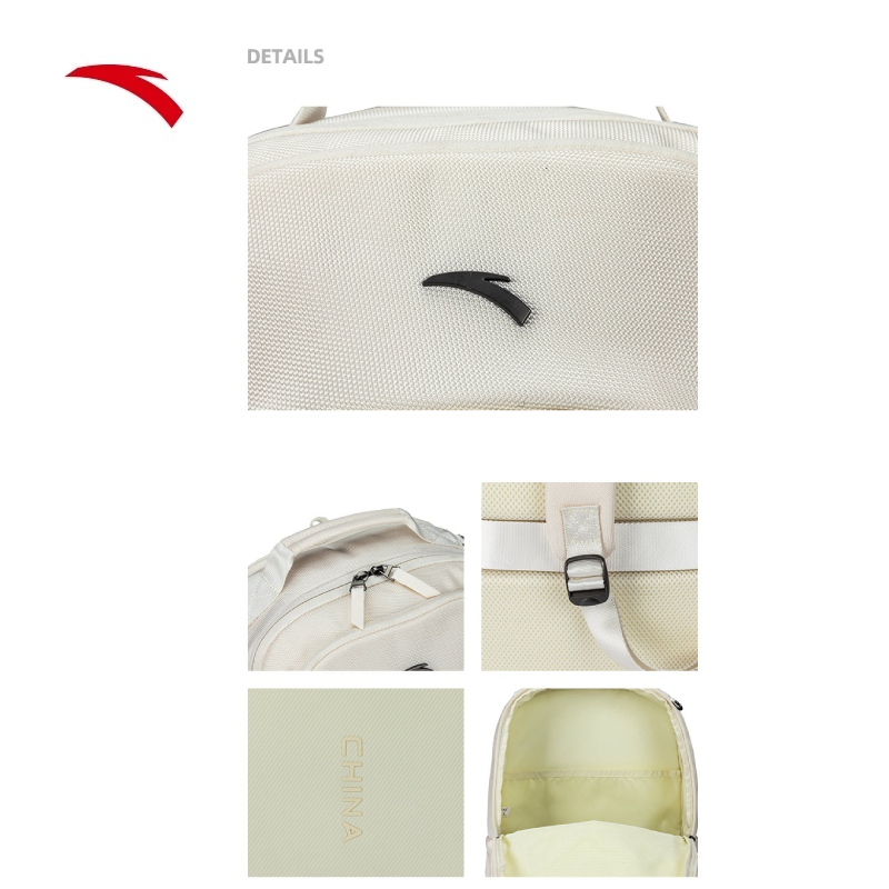 ANTA UNISEX Backpack 1924C7153-2 -White (Beg Uniseks) | Shopee Malaysia