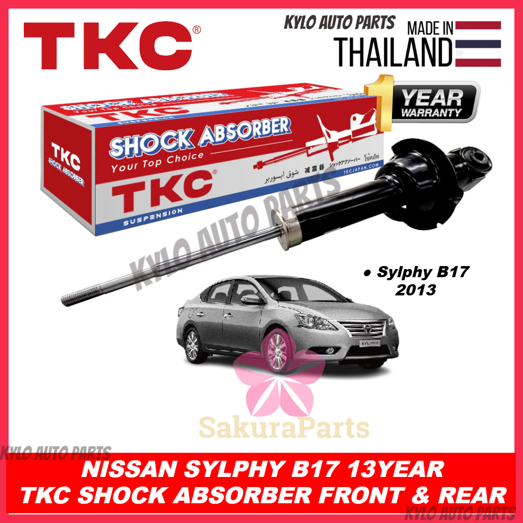 (MADE IN THAILAND) TKC SHOCK ABSORBER FRONT & REAR for Nissan Sylphy ...