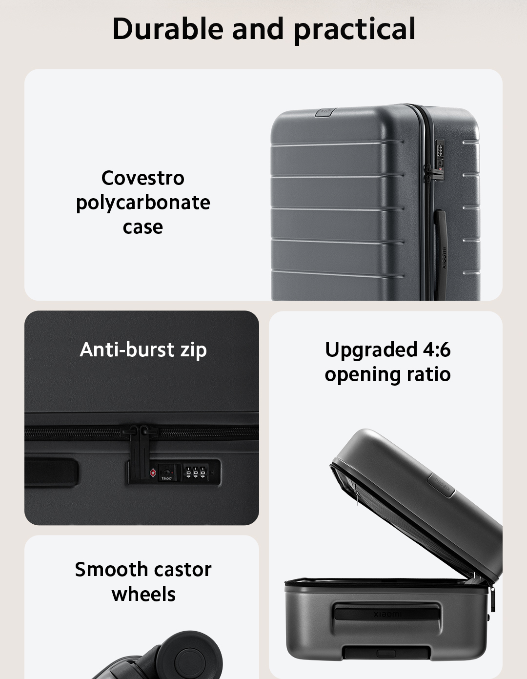 Xiaomi Luggage Classic Pro | 20/24/26/28 Inches | Anti-Burst Zip ...