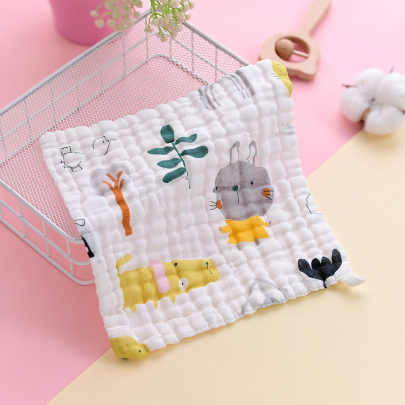 👶🏻💯% Cotton🍼 Baby Handkerchief 6 layers Baby Cotton Soft Six Layers ...